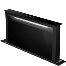 Smeg 90 cm Universal Downdraft Cooker Hood, Black KDD90CNE2