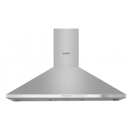 Indesit IHPC95LMX 90cm Chimney Cooker Hood in Stainless Steel
